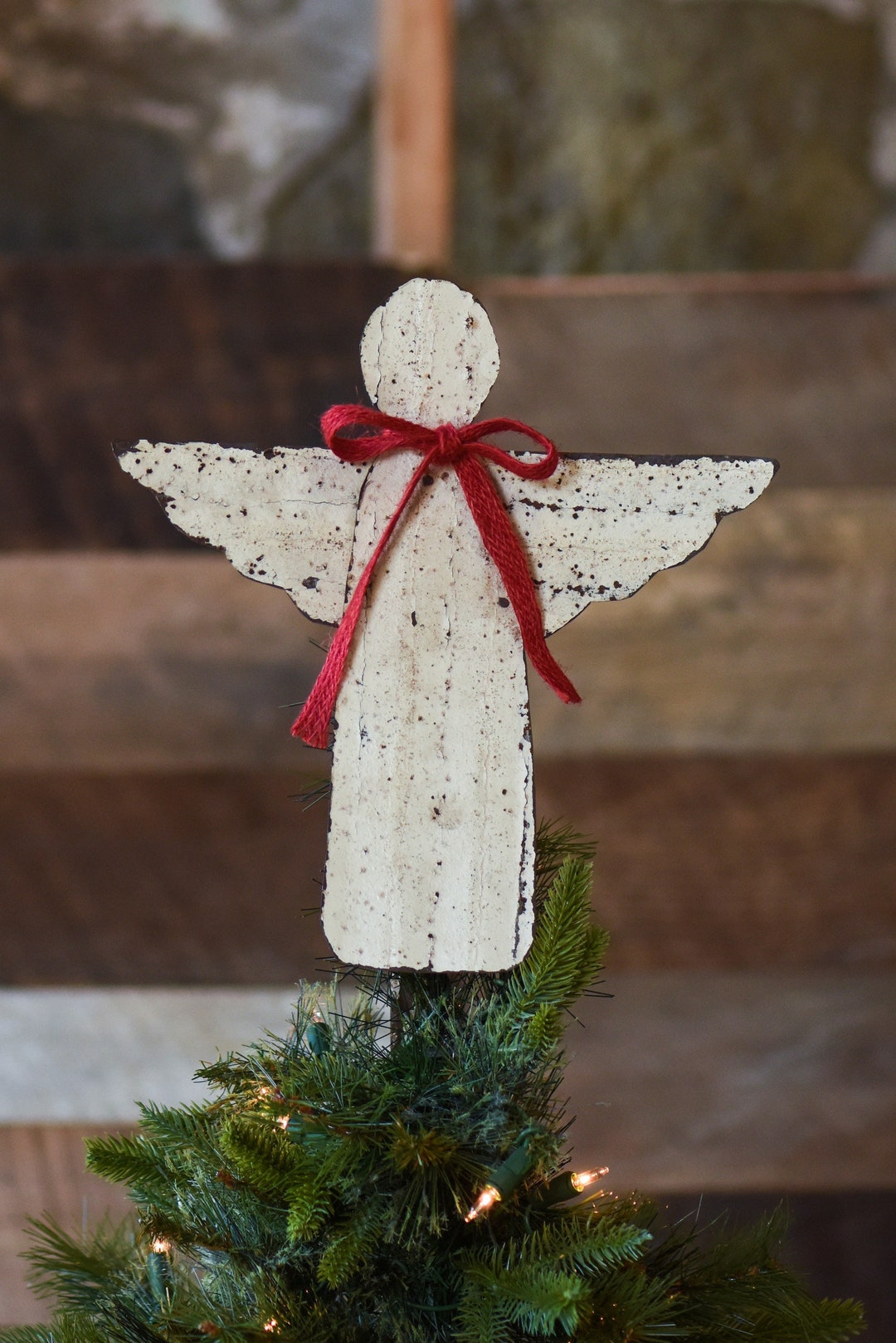 Christmas Angel Tree Topper Christmas Tree Decoration Angel Topper Made ...