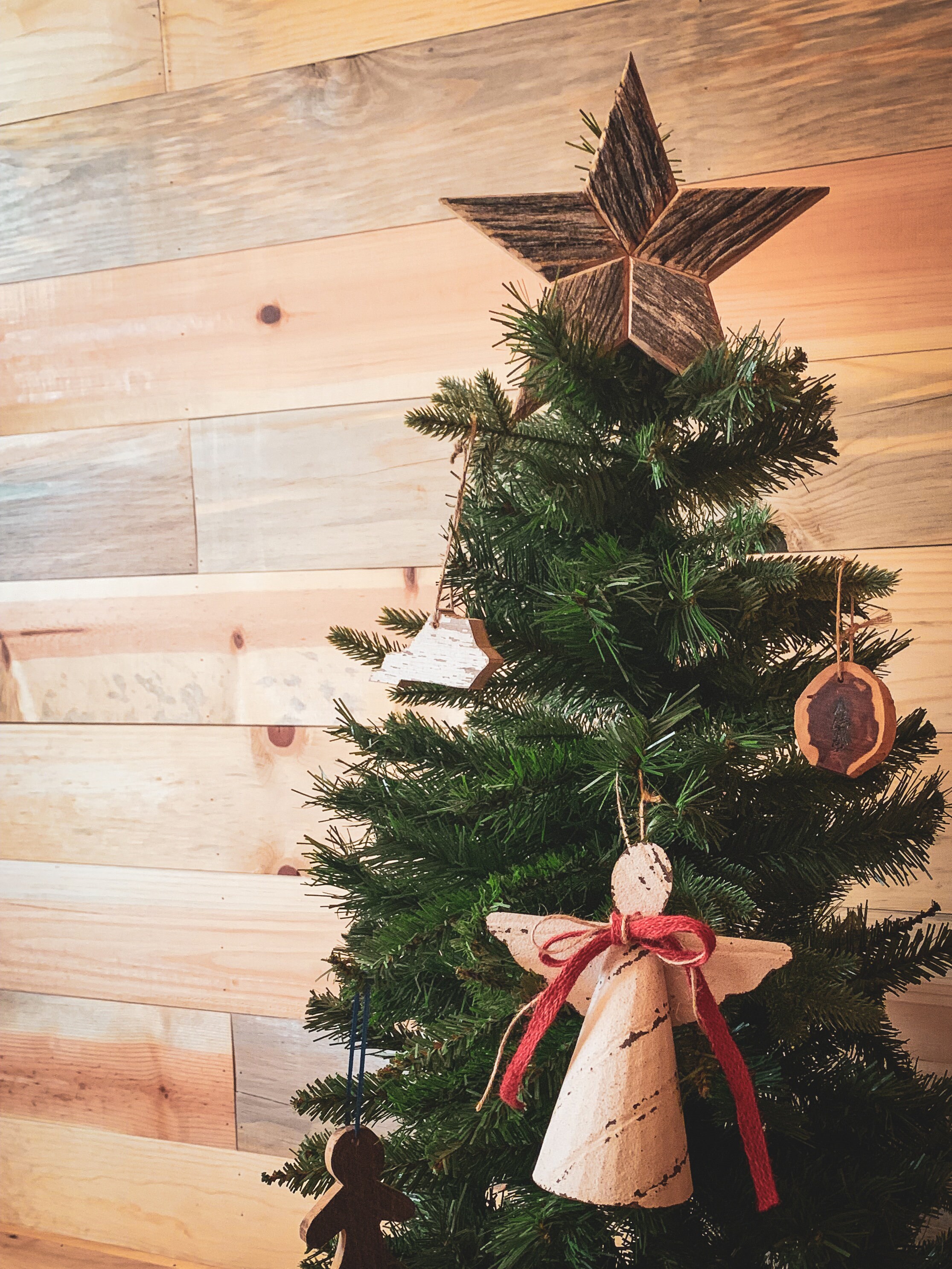 Metal Angel Tree Topper Christmas Angel Topper 7” Angel Reclaimed Metal ...