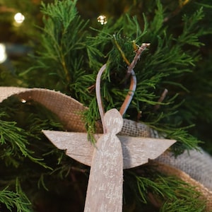 Metal Angel Tree Topper Christmas Angel Topper 7” Angel Reclaimed Metal ...