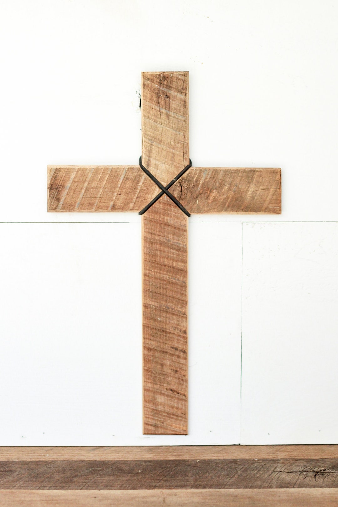 Natural Wooden Cross Wall Hanging Cross Made From Reclaimed Wood 18 ...