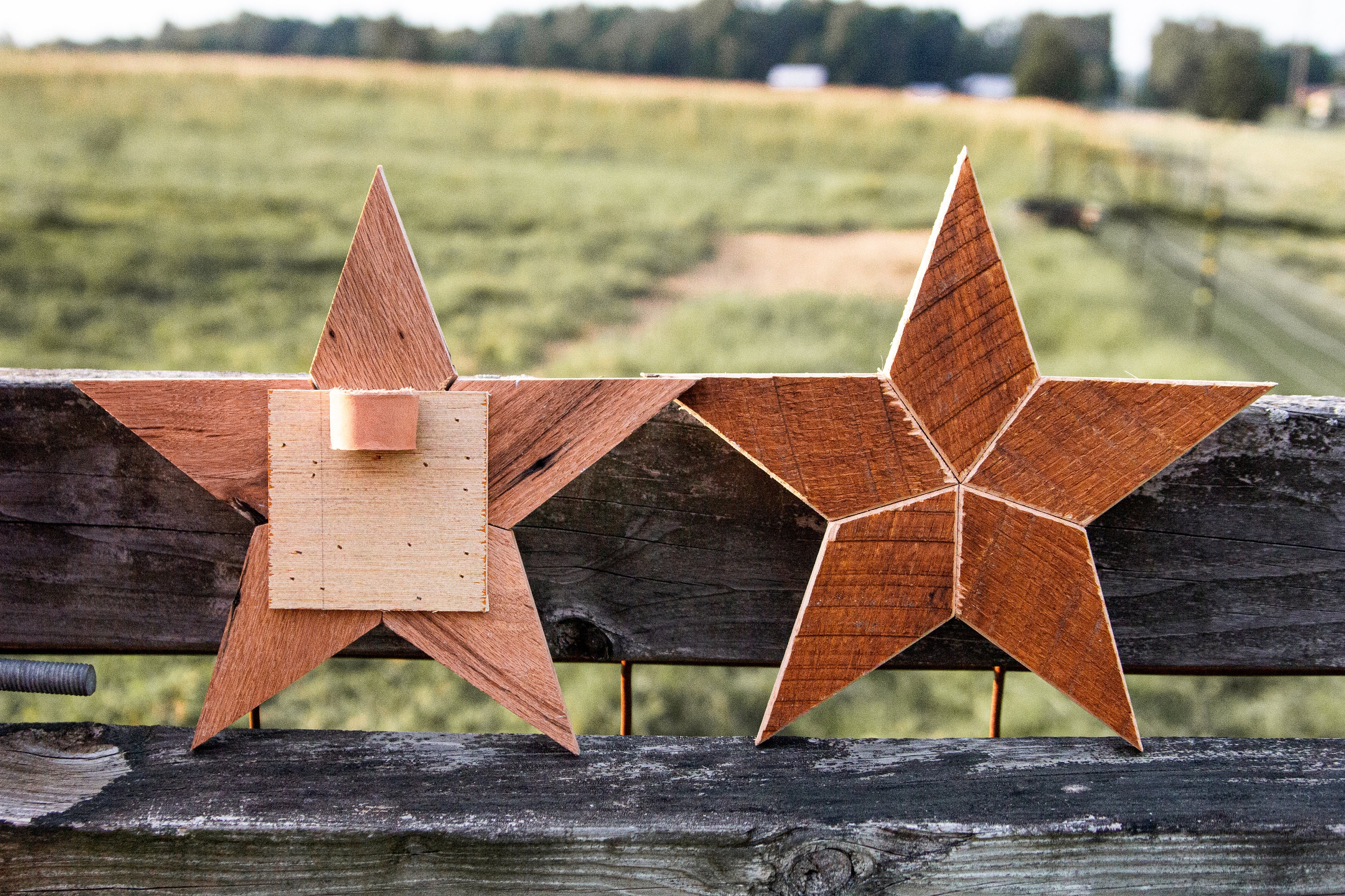 Wood Star Christmas Tree Topper Wood Ornaments Wooden Star Tree Topper ...