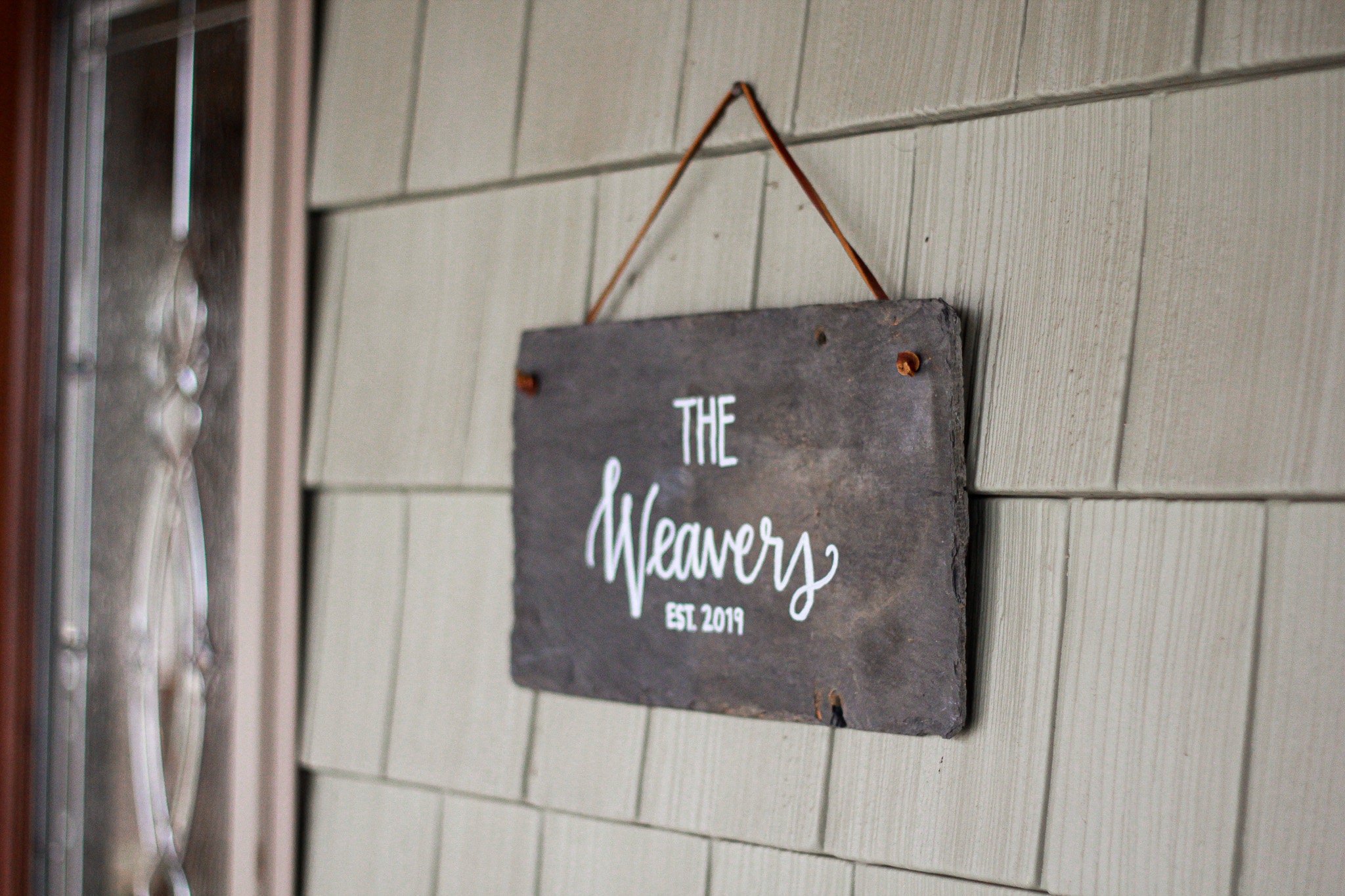 Slate Sign Rustic Slate Sign Chalkboard Sign Wedding Gift Housewarming ...