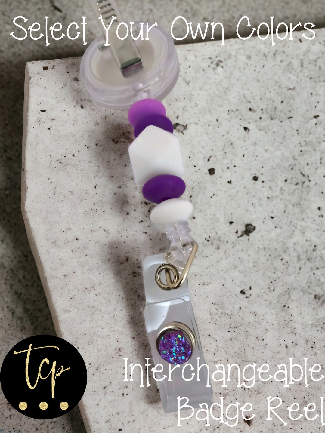 Create Your Own Custom Beaded Badge Reel, Beaded Badge Reel, Nurses ...