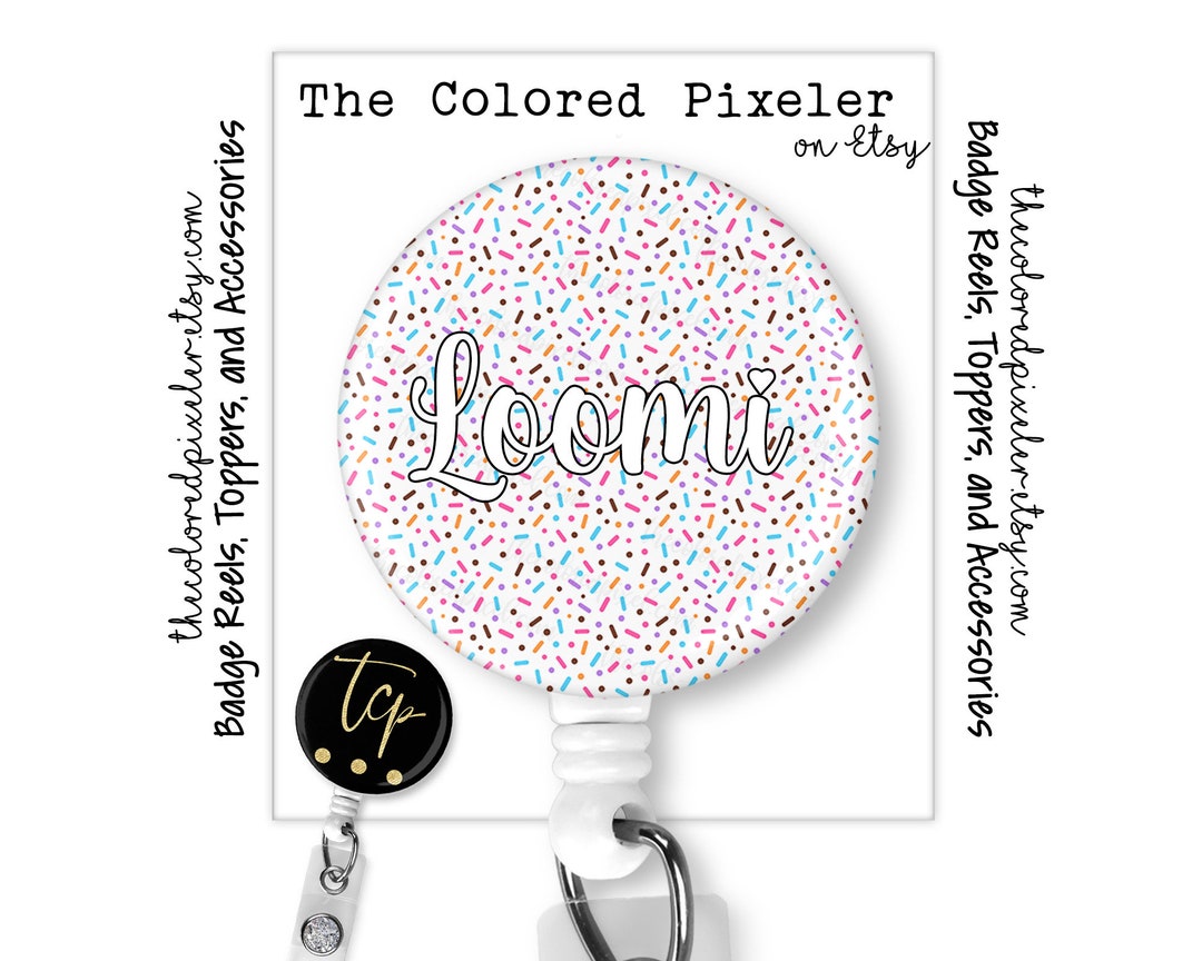 Badge Reel Topper, Interchangeable Badge Reel, Alligator Clip Epoxy ...