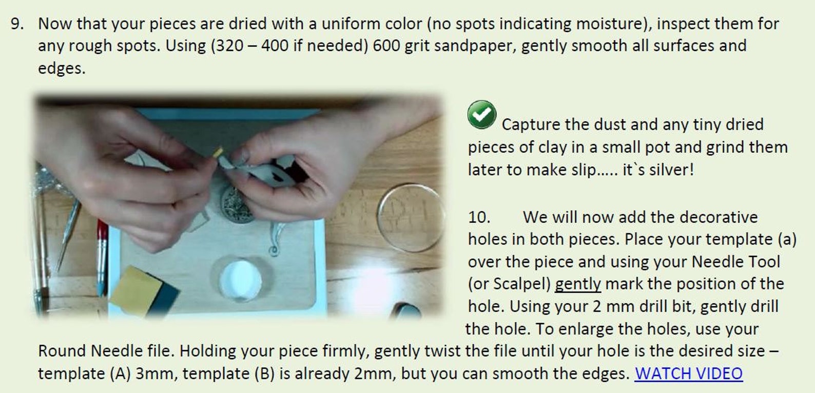 PMC Tutorial Metal Clay Sky Guide 3 Basic .pdf Tutorial - Etsy