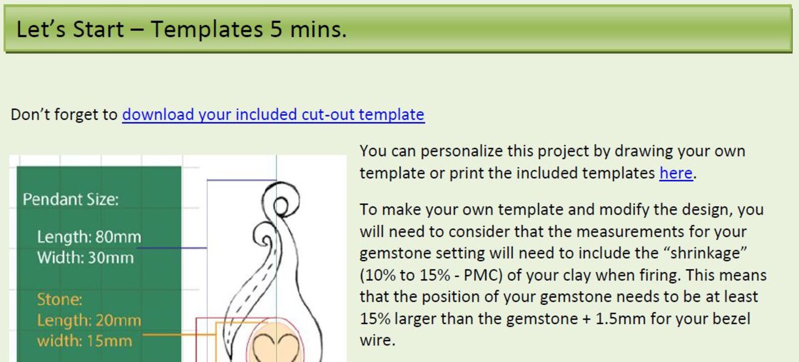 PMC Tutorial Metal Clay Sky Guide 3 Basic .pdf Tutorial - Etsy