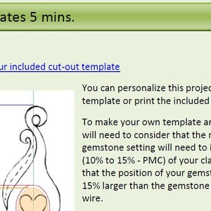 PMC Tutorial - Metal Clay Sky Guide 3 - Basic .pdf Tutorial - Glow With the Flow Pendant - Etsy