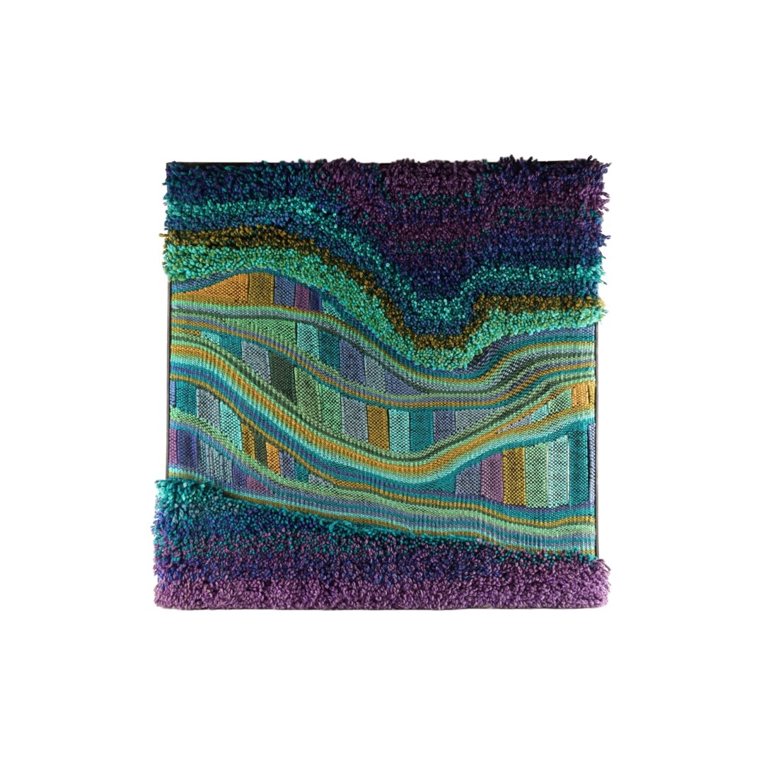 Karl Heinz KAEPPEL Pavo, Mid-century Wool Tapestry, Abstract Textile ...