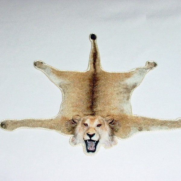Lion Pelt - Etsy