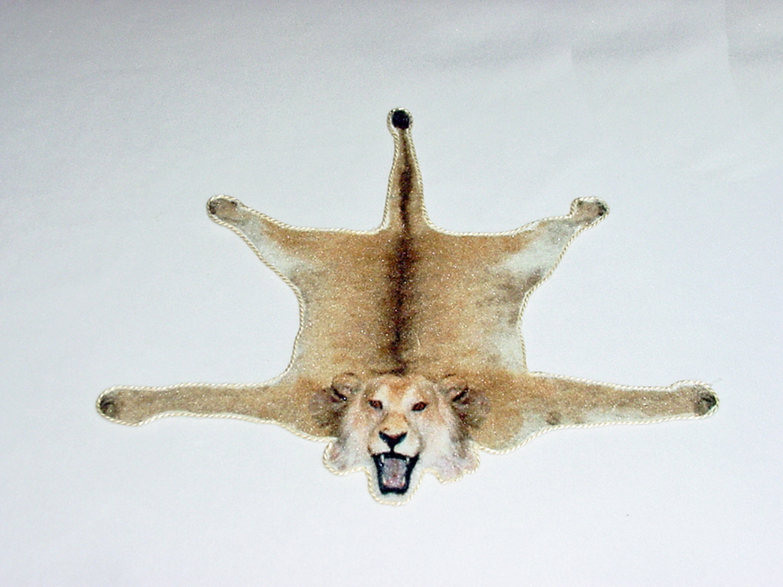 Miniature Rug Lion Skin Rug Dollhouse 1:12 Scale Artisan Dolls - Etsy ...
