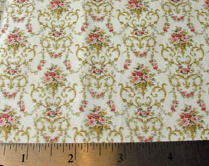 Dollhouse Fabric Small Scale Material 1:12 Scale for Miniatures Pink ...