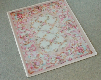 Pink Dollhouse Rug | Etsy