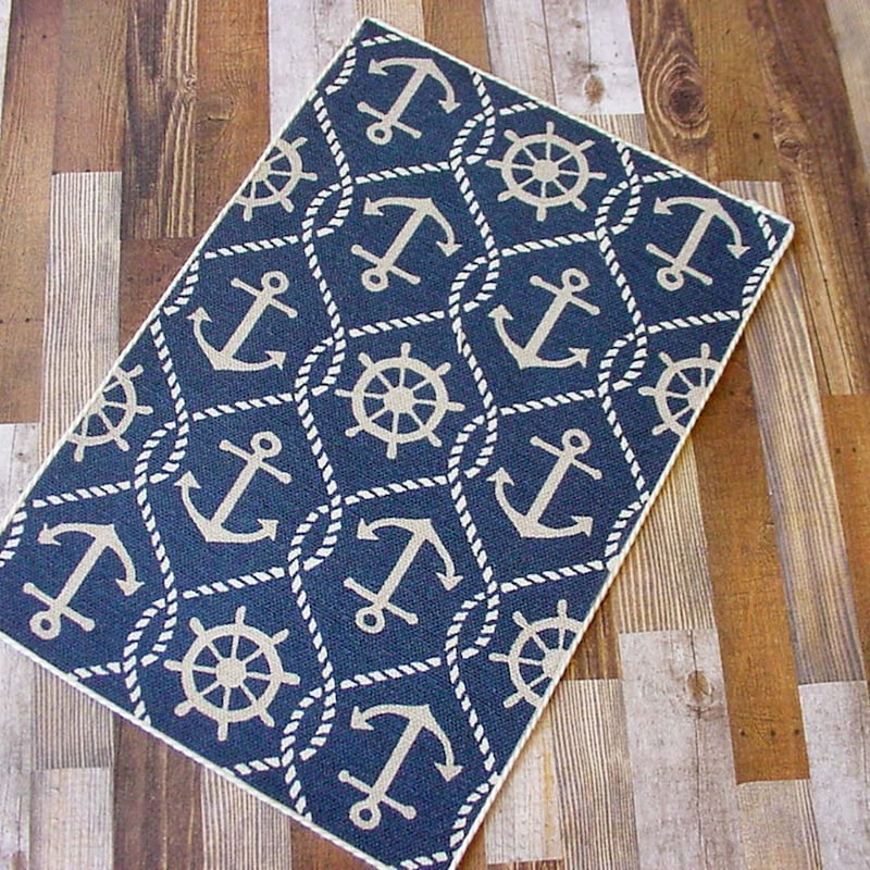 Nautical Rug - Etsy