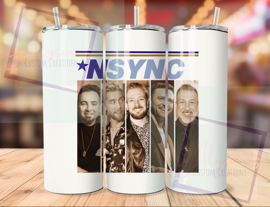 Nsync Tumbler Wrap, Nsync Sublimation Wrap, Nsync Tumbler PNG, Nsync ...