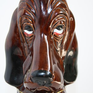 Vintage Enesco Hound Dog Decanter "drinkin Aint for Dogs" Barware Retro ...