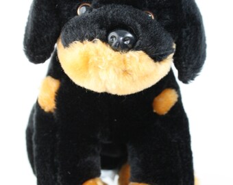 Large Rottweiler Plush - Etsy