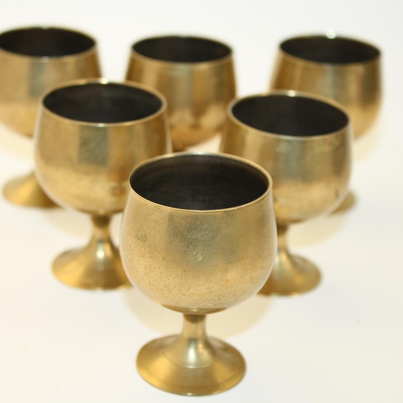 Brass Goblet - Etsy