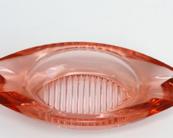 Pink Glass Ashtray | Etsy