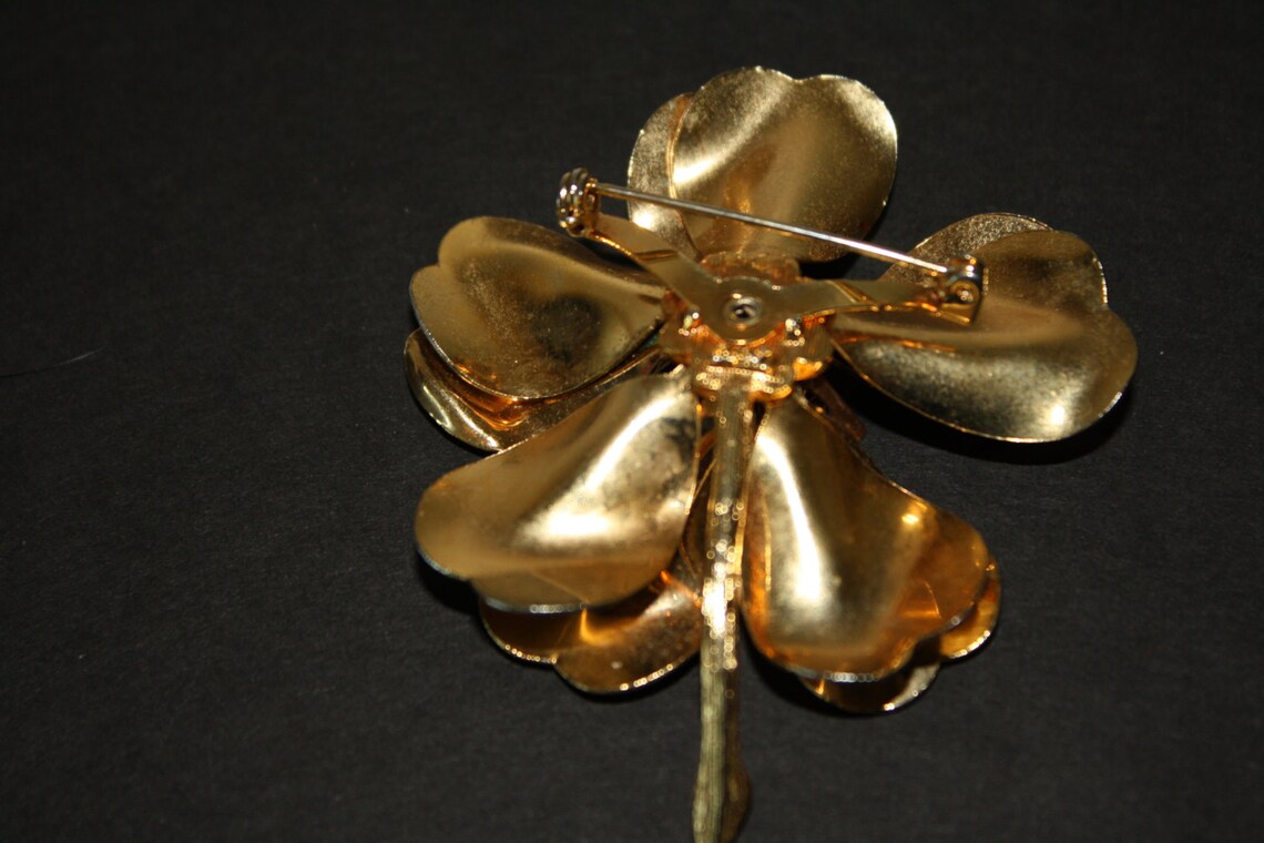 Vintage Coro Blue and White Flower Pin/brooch - Etsy