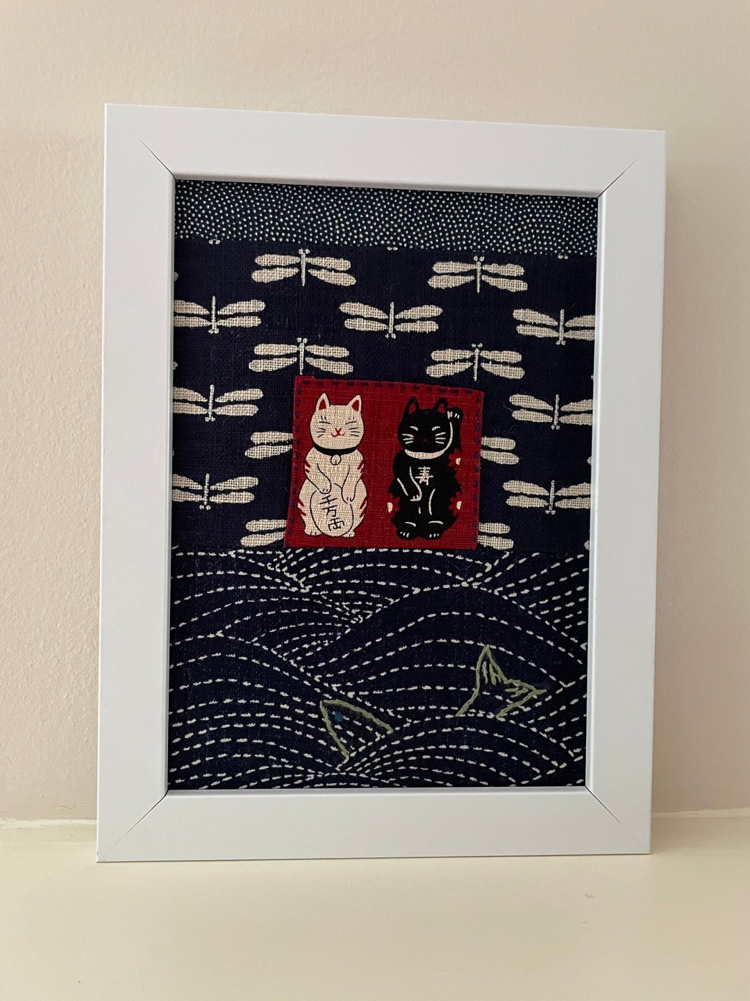 Little Haiku Poetic Shrine Art Japanese Maneki-neko Good Luck Happy ...