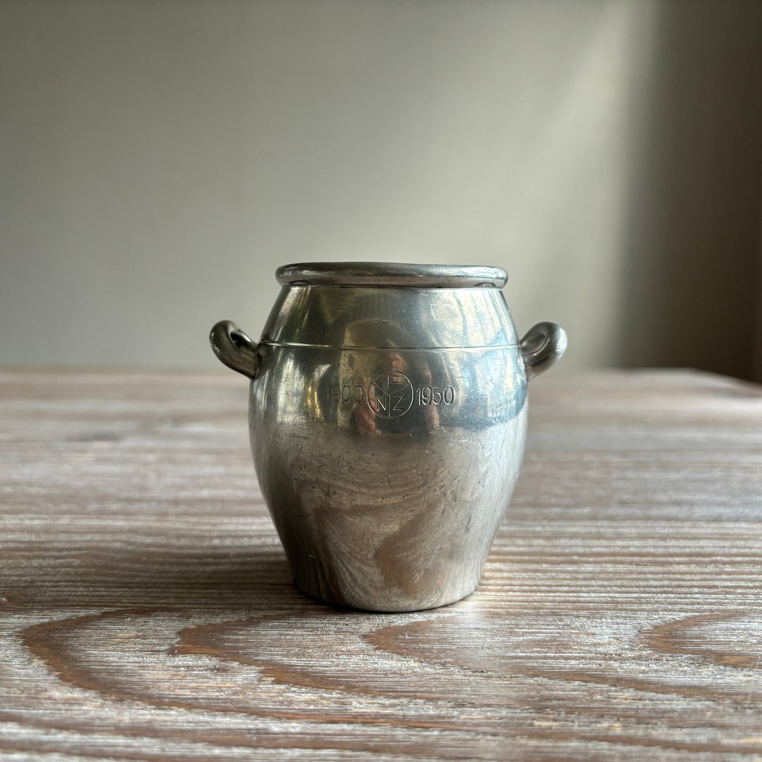 Dutch Vintage Small Metal Pot With Handles, KDM, Tiny Pitcher, Retro ...