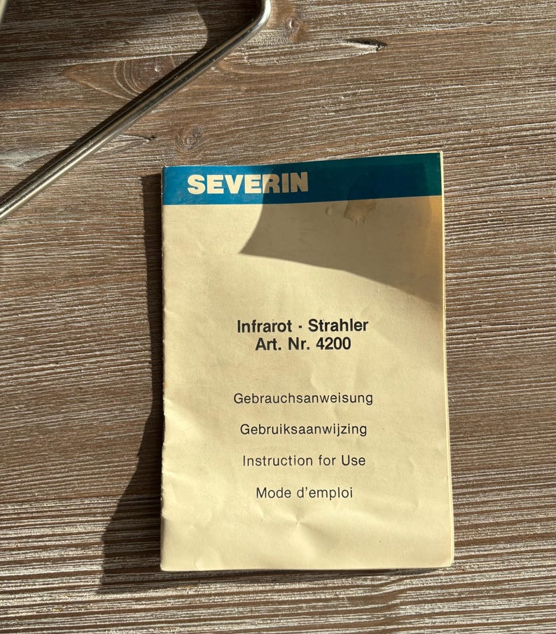 Vintage Infra Red Lamp, Original Package Box, Severin, Retro Old Home ...