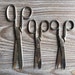 Vintage Old Metal Scissors Set of 3 Rusted Retro Mid - Etsy