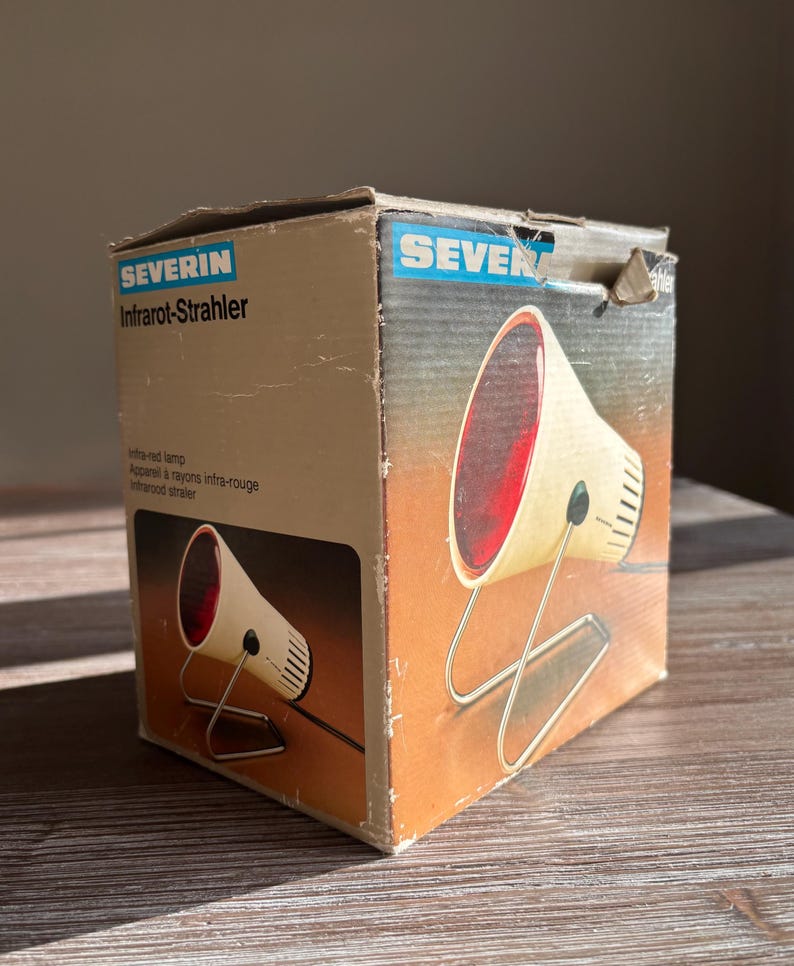 Vintage Infra Red Lamp, Original Package Box, Severin, Retro Old Home ...