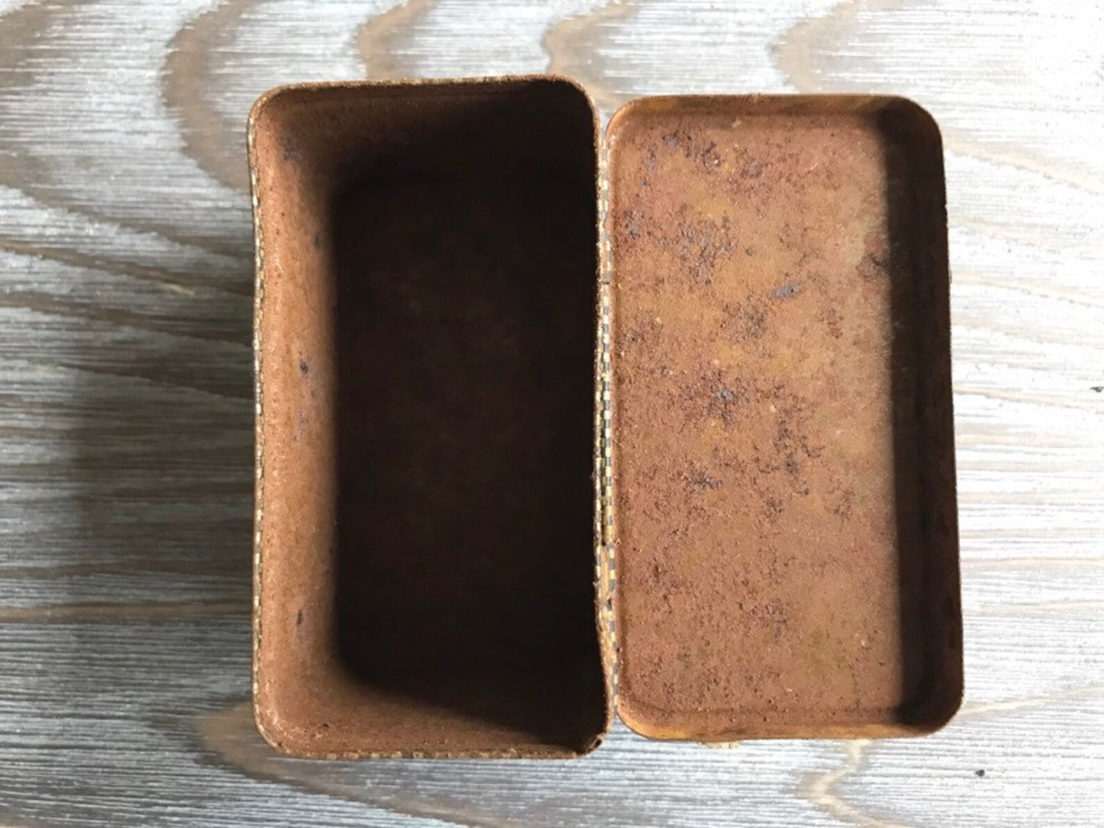 Antique Metal Tin Box Collectible Vintage Small Tin Box - Etsy