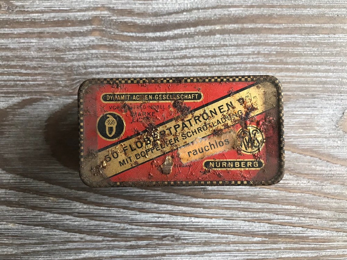 Antique Metal Tin Box Collectible Vintage Small Tin Box - Etsy