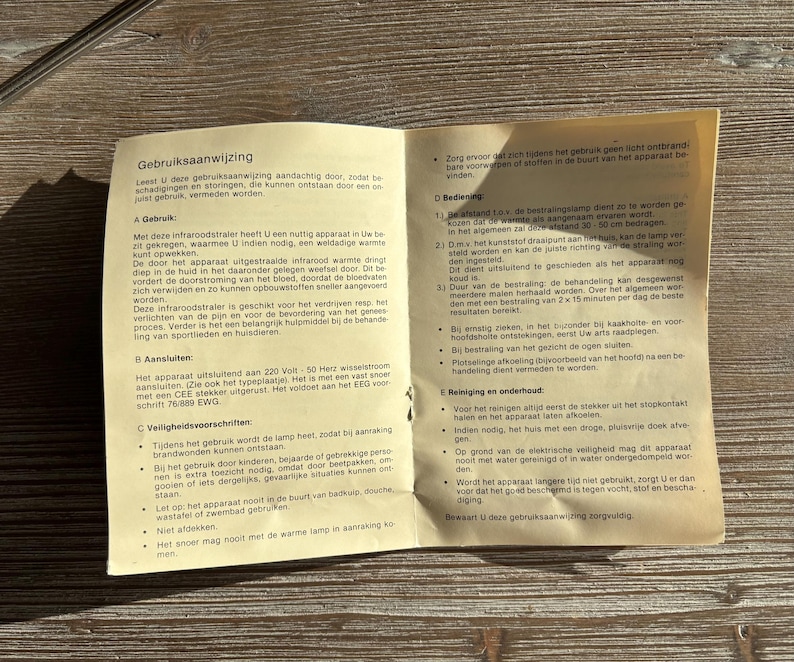 Vintage Infra Red Lamp, Original Package Box, Severin, Retro Old Home ...