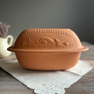 W Germany Schlemmertopf Clay Pot With Lid, Vintage Mid Century Food ...