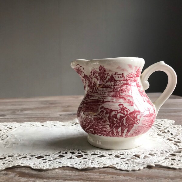 Pink Transferware - Etsy