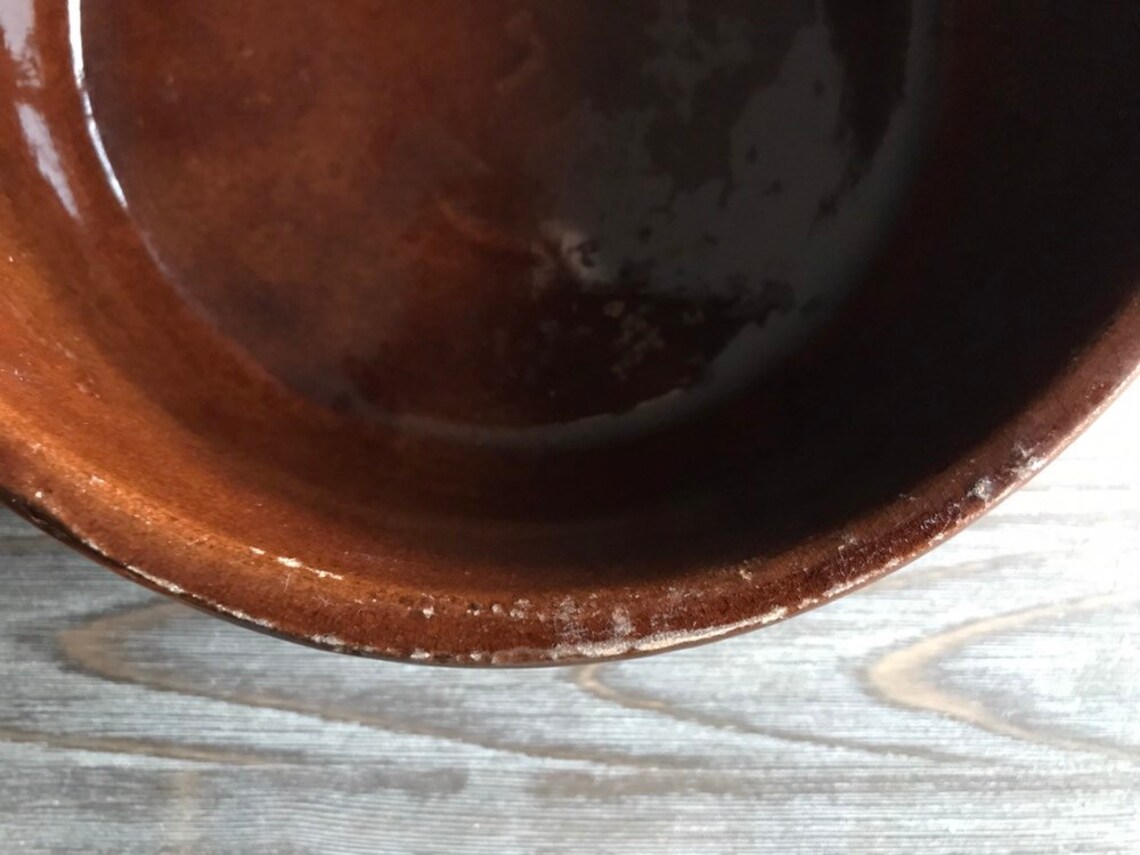 Vintage french large clay pot with lid terracotta | Etsy