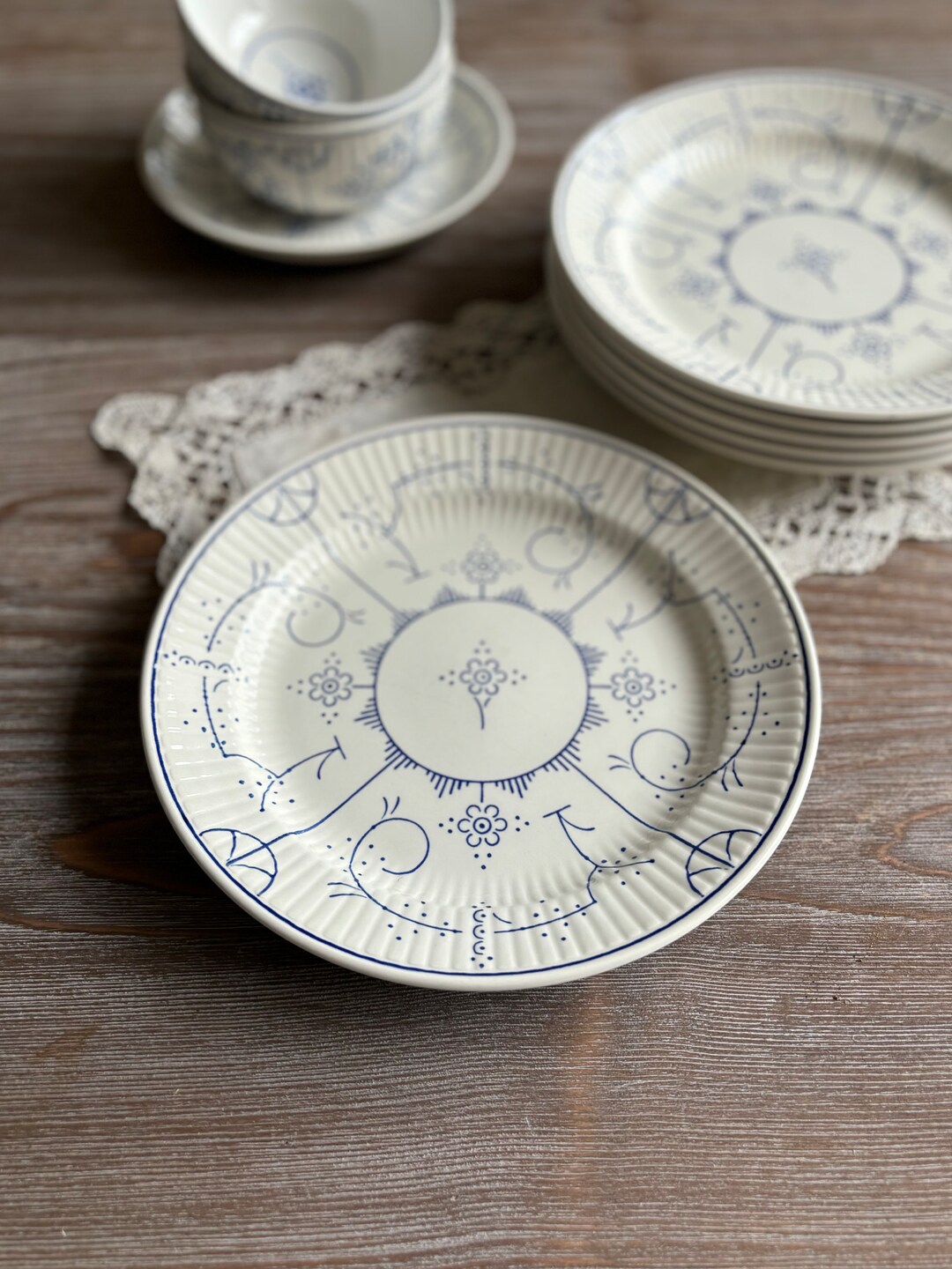 2 Vintage Side Bread Desert Plate, Small Eating Plate, Villeroy BOCH ...