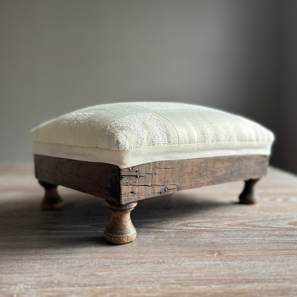 Wooden Footstool - Etsy