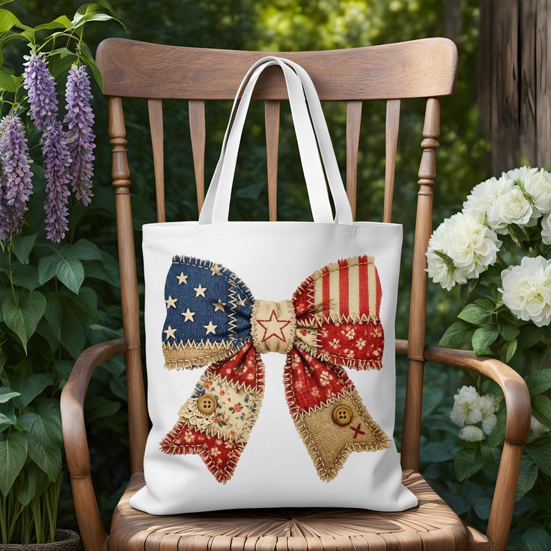 Spring Farmhouse Patriotic Rag Quilt Clipart Bundle | Primitive ...