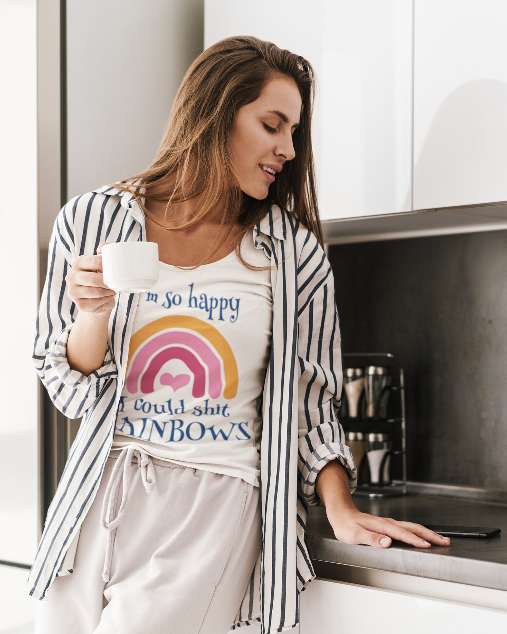 I'm so Happy I Could Shit Rainbows PNG SVG Cricut - Etsy