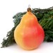 Pear Christmas Glass Ornament Fruit Christmas Tree Decoration Hand ...