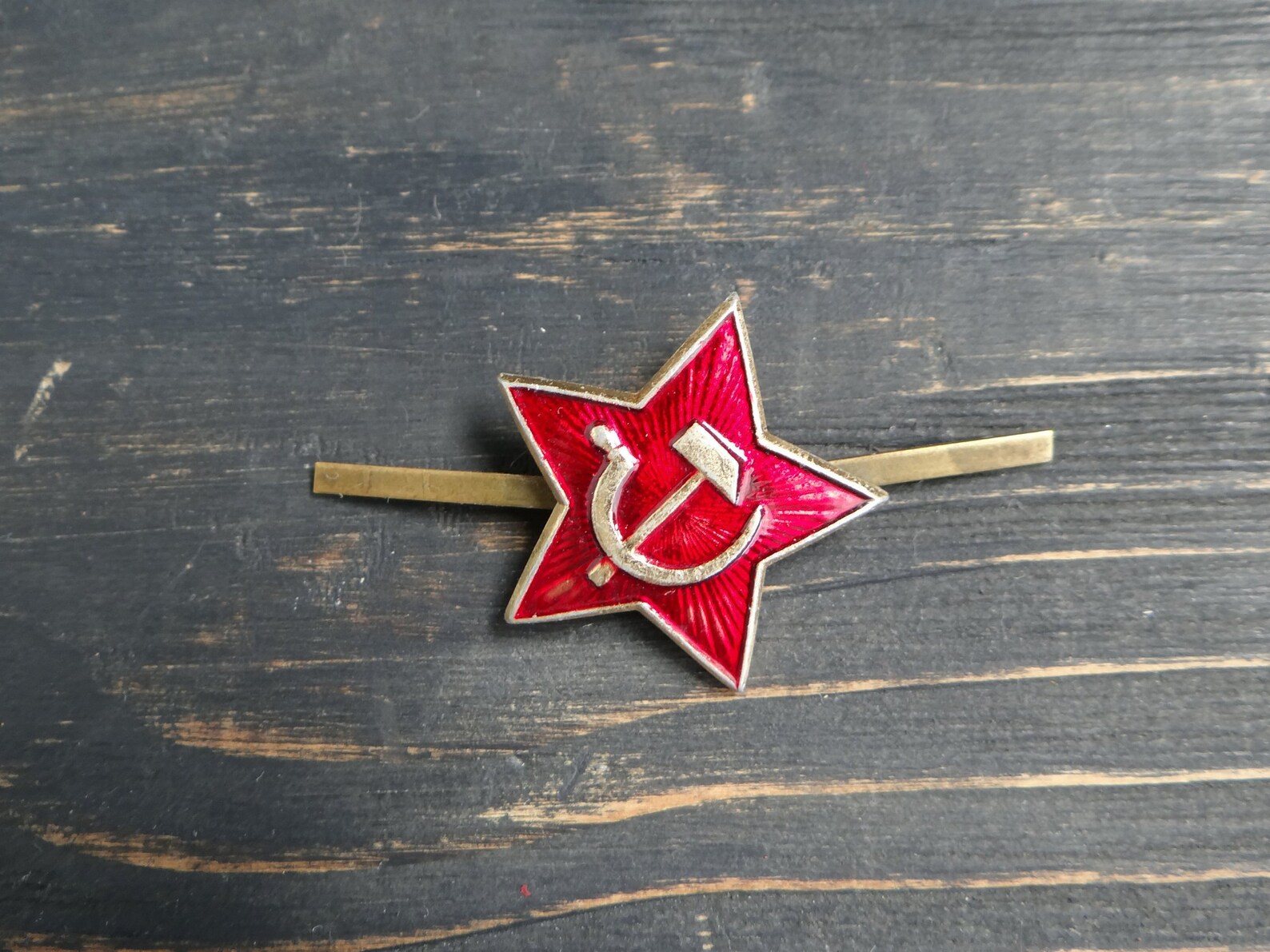 Soviet Hat Pin Big Red Star RKKA Communist Propaganda Vintage - Etsy