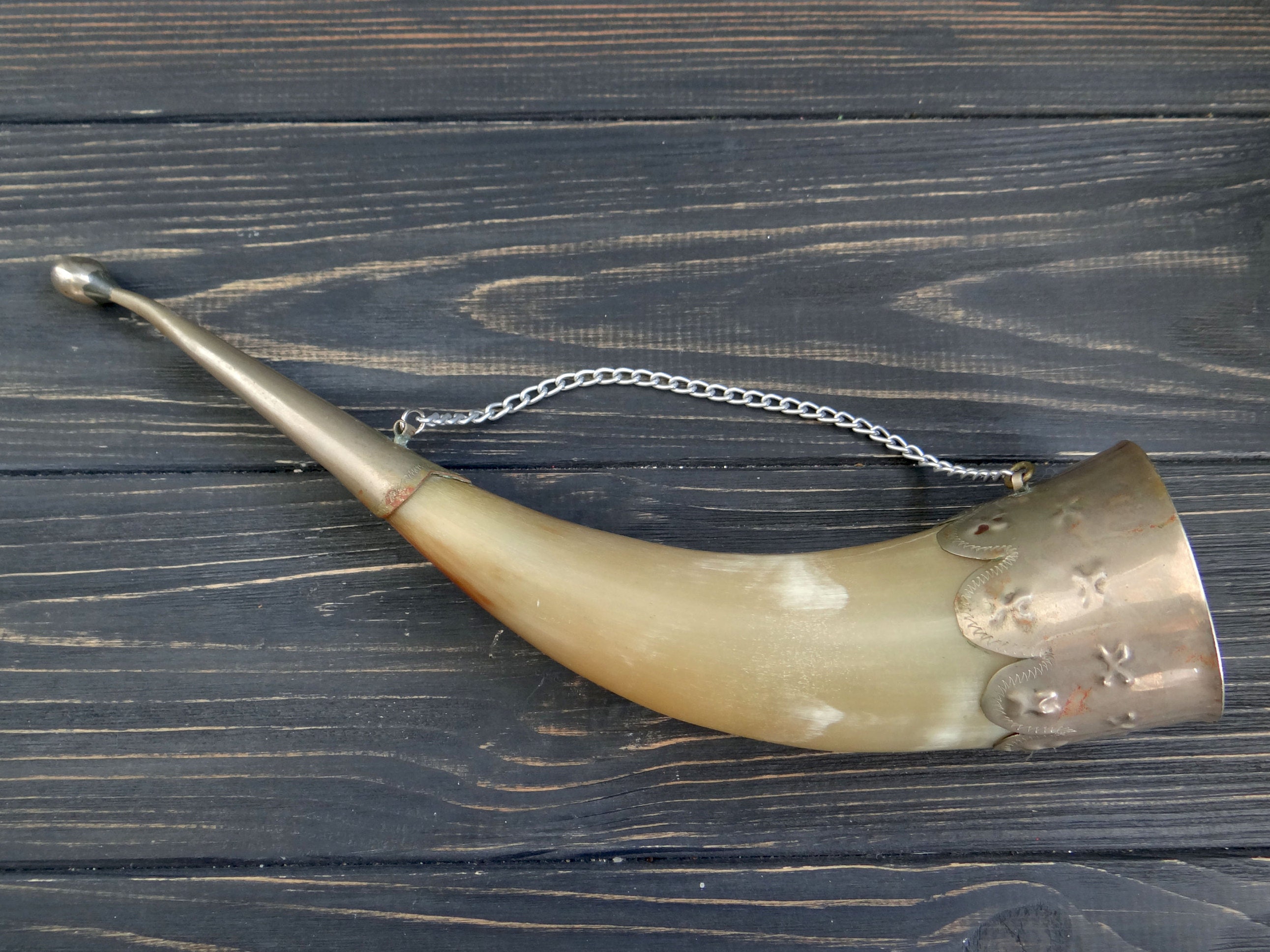 Viking horn cup Tankard Viking drinking horn mug Game of | Etsy