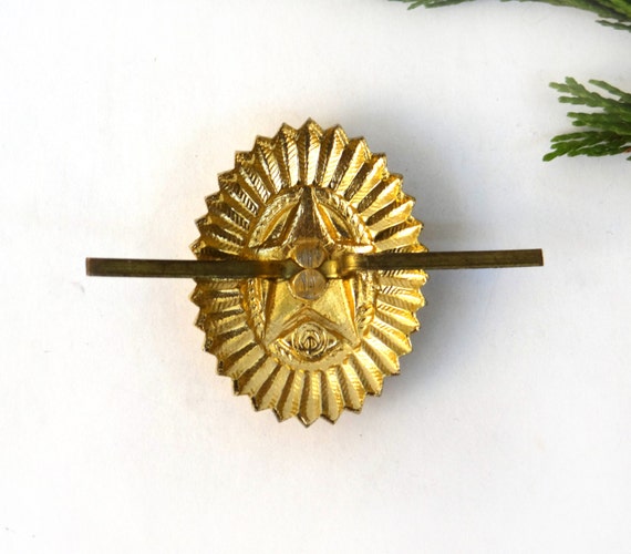 Soviet Army hat badge Officers Red Star Pin Communist… - Gem