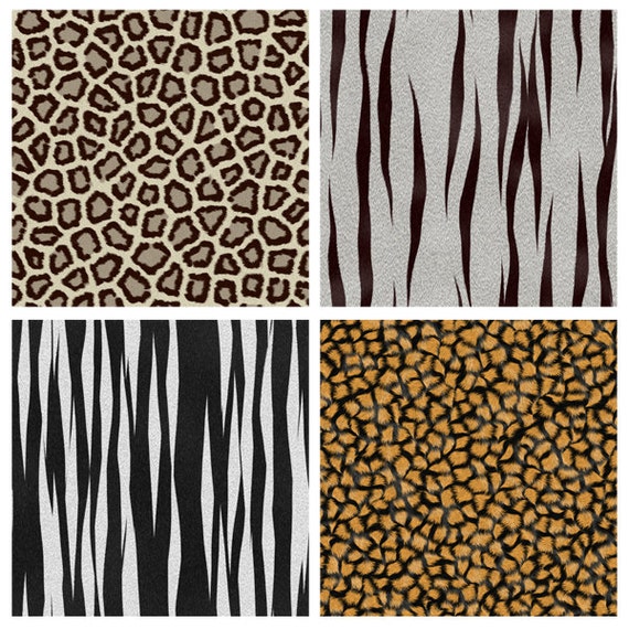 Animal Prints Digital Paper Pack. Instant Download. Fur - Etsy