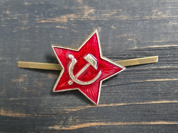 Soviet Hat Pin Big Red Star RKKA Communist Propaganda Vintage | Etsy
