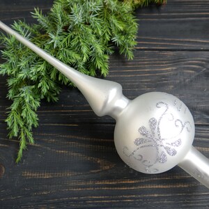 Tree Top Glass Tree Topper Tree Trim Tip on the Christmas Tree Glass ...