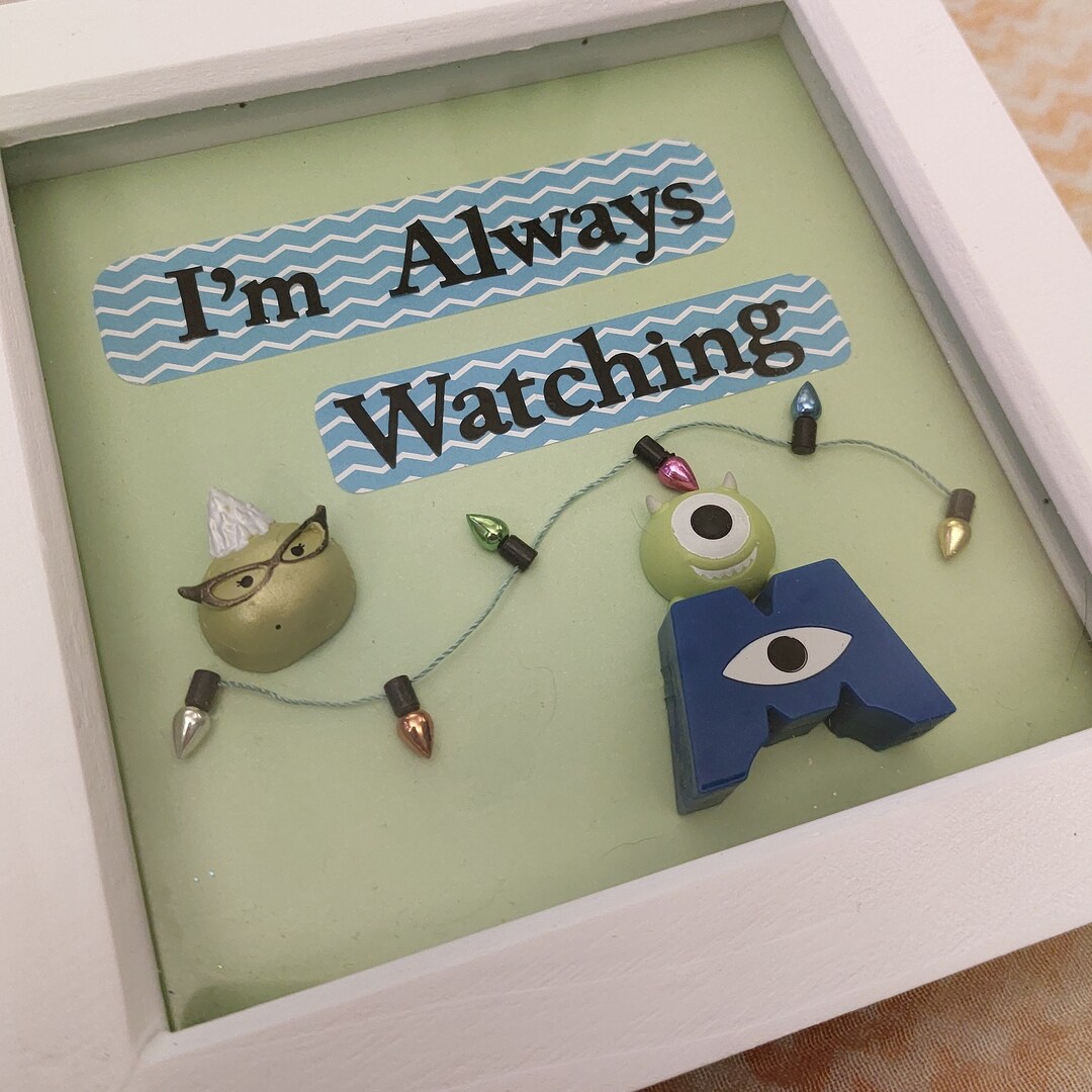 Always Watching You Character Frame Art - Etsy