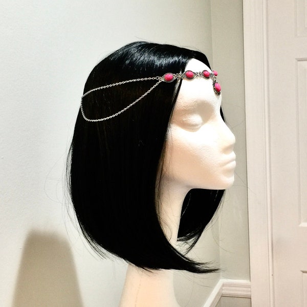 Silver Head Piece - Etsy