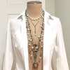 Pearls and Brass Armband, Handmade Upper Arm Bracelet, Arm Chains ...