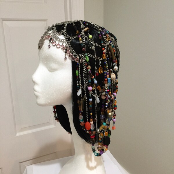 Beaded Headpiece - Etsy