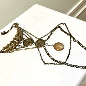 Brass Metal Medieval Arm Chains, Bohemian Upper Arm Bracelet, Unisex ...